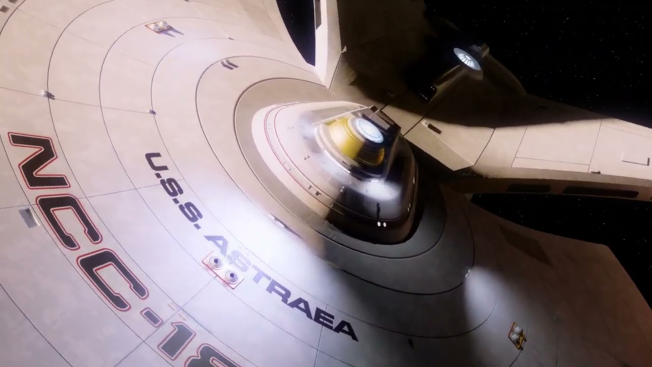 USS Astraea - Flyaround Beauty Shots - Star Trek Starships