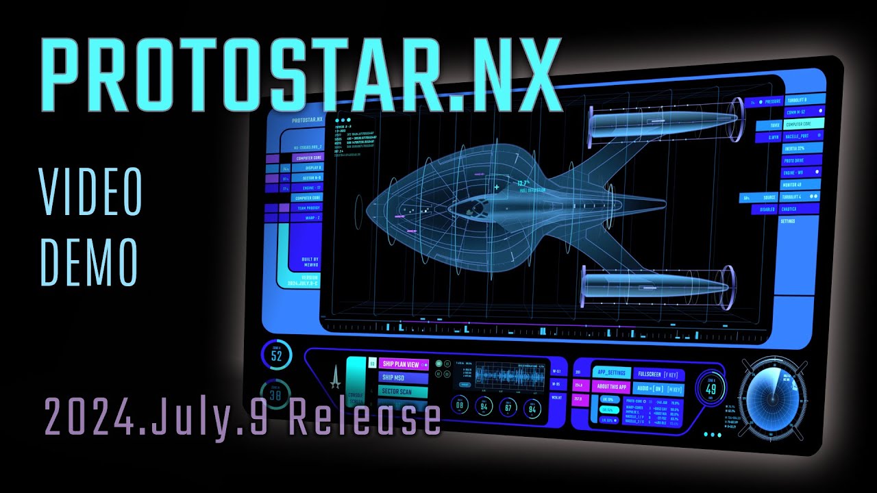 USS Protostar LCARS interactive site • demo video - Star Trek Starships