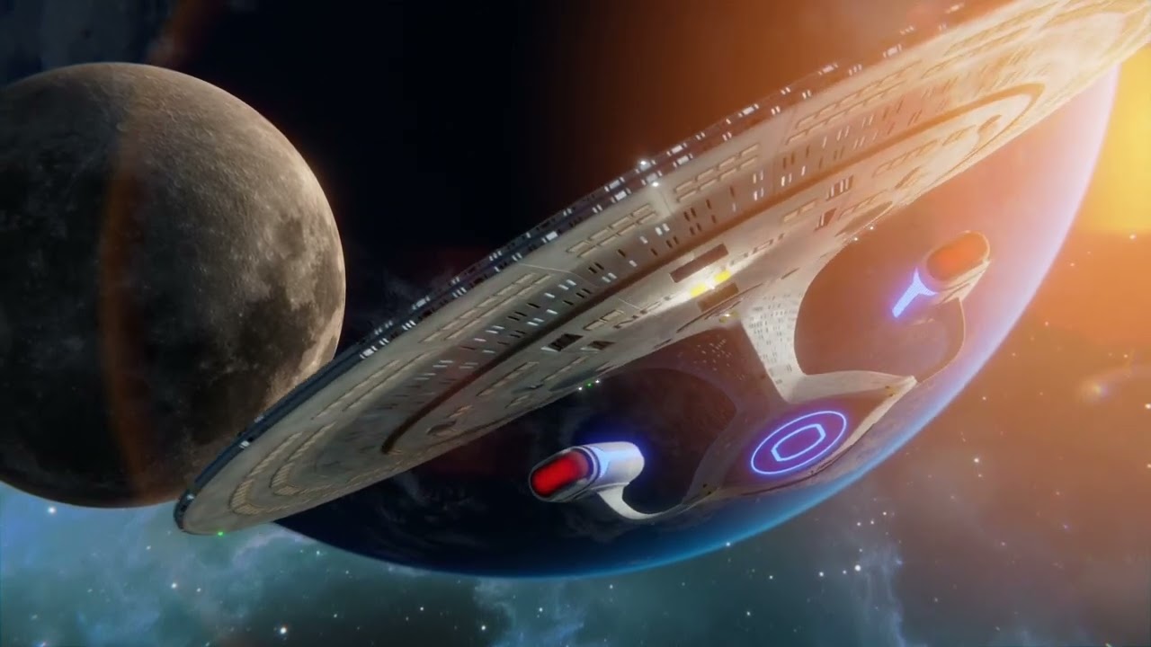 USS Saturn turns for home. More infor in comment - Star Trek Starships