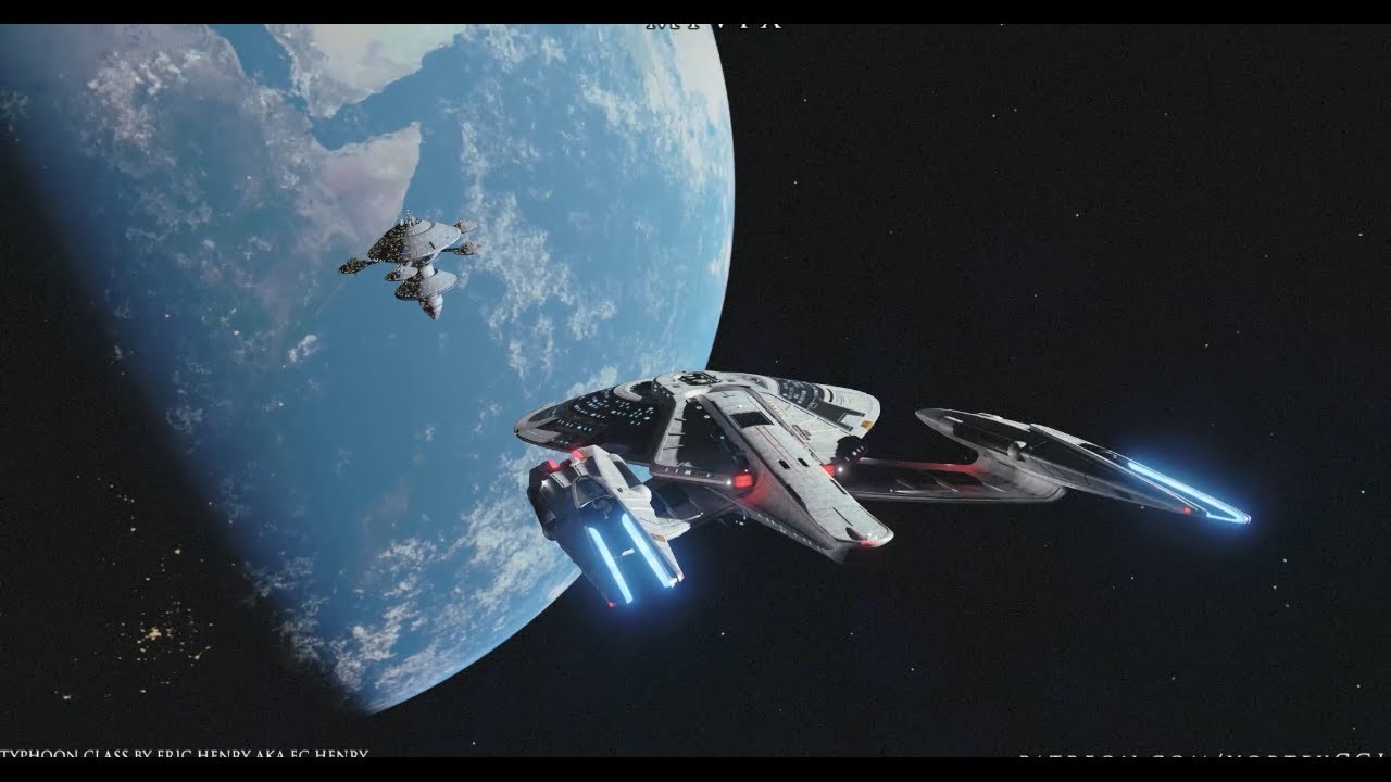 A quick animation of the USS Typhoon returing to Earth [MY VFX] - Star ...